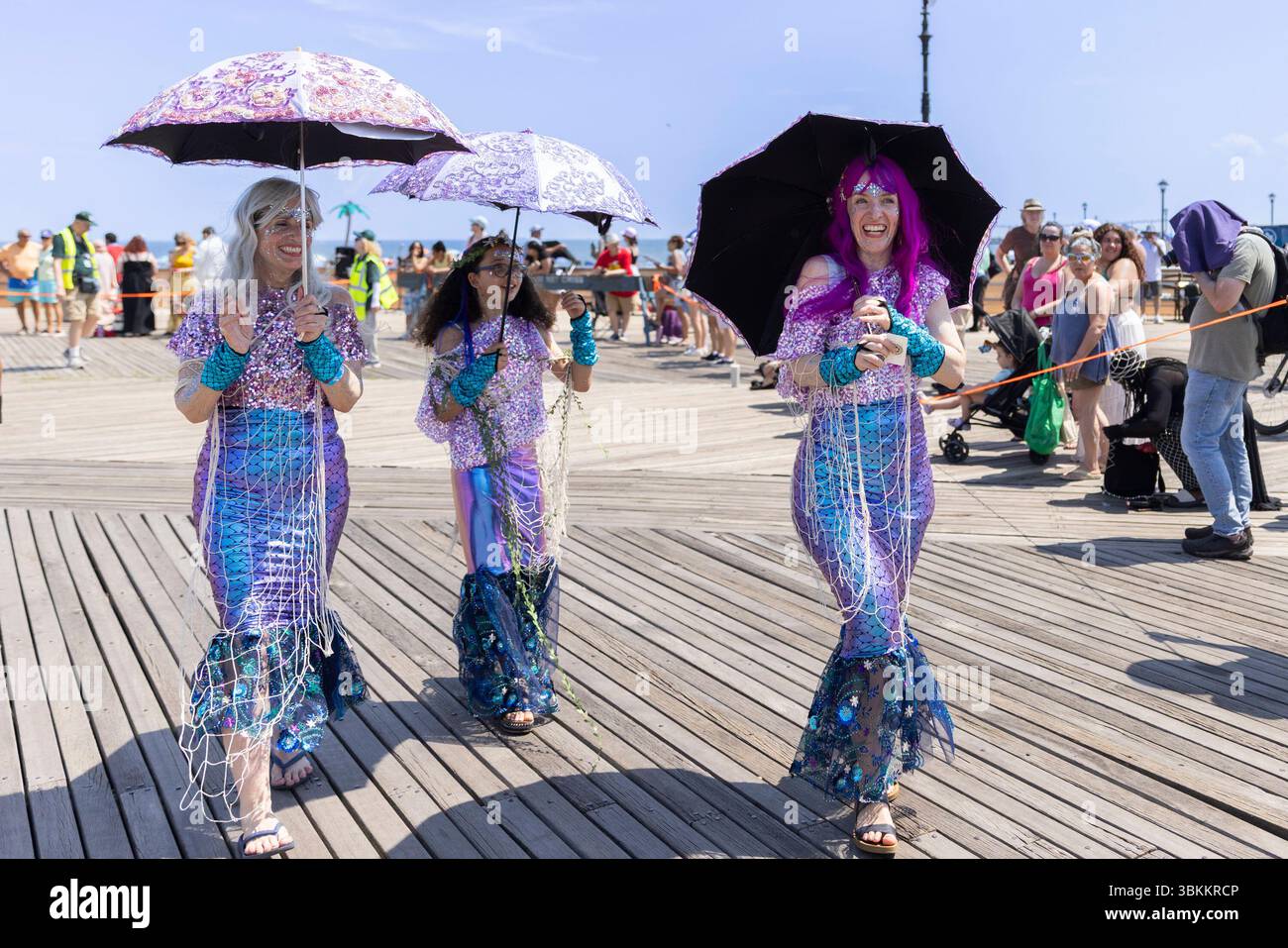 New York City, New York, USA. 21st June, 2025. People participate in ...