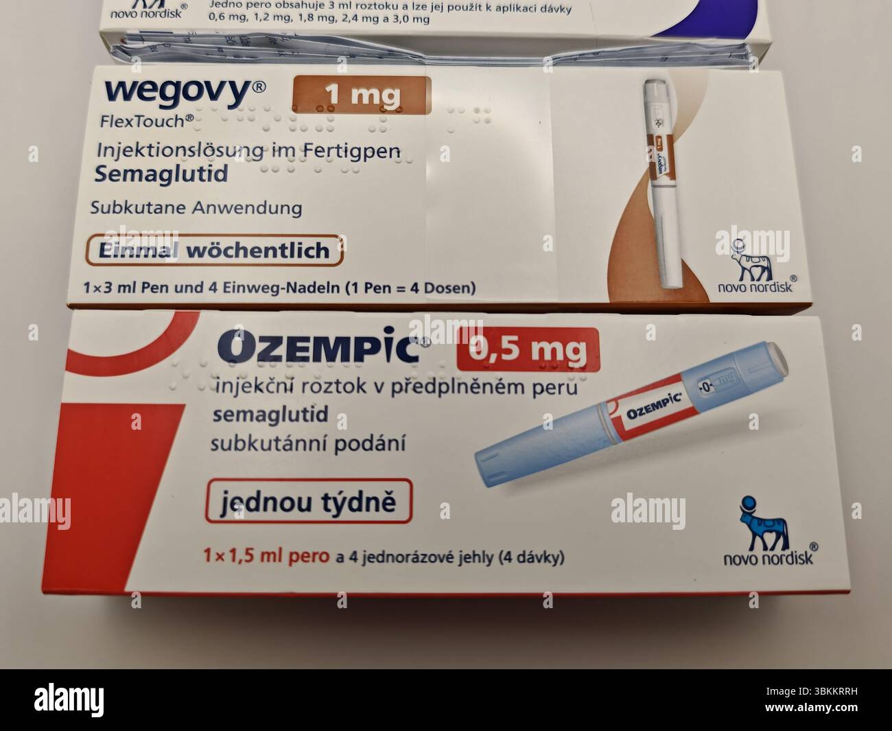 Prague,Czech repu,January 8 2025:Wegovy contains SEMAGLUTIDE by NOVO ...
