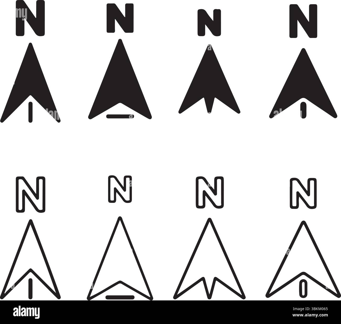 Arrow guide direction location hi-res stock photography and images - Alamy