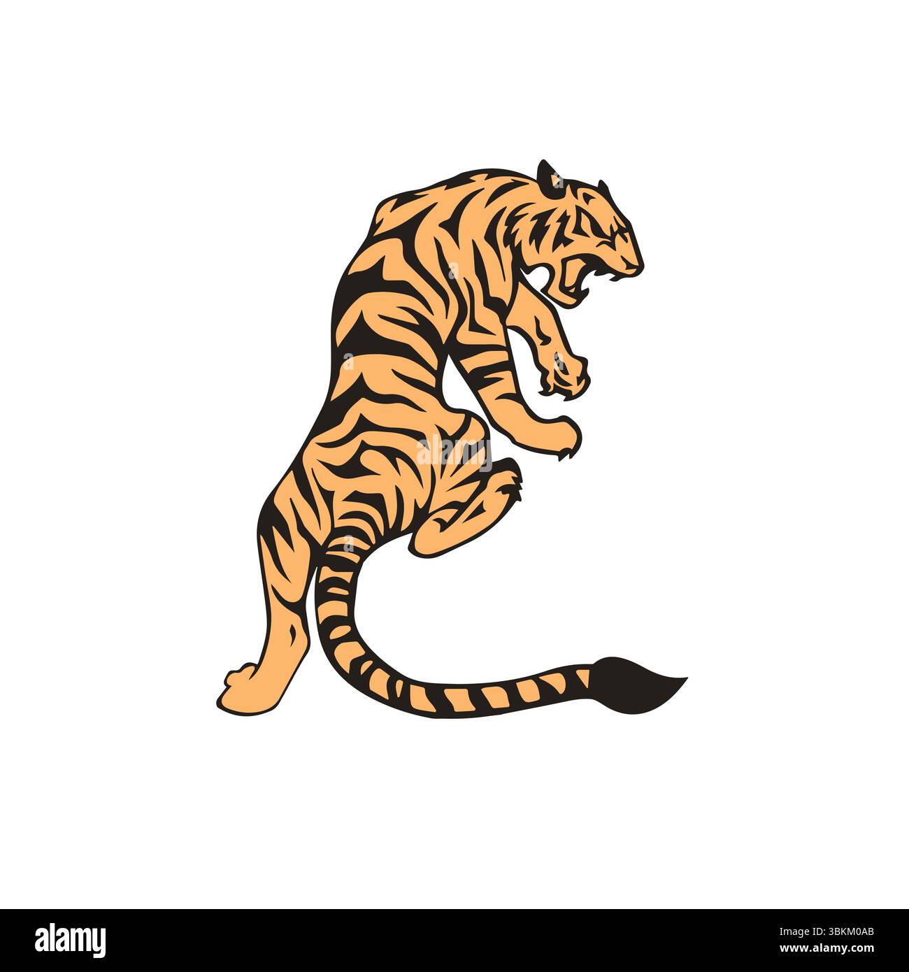 Royal tiger bengal Stock Vector Images - Alamy