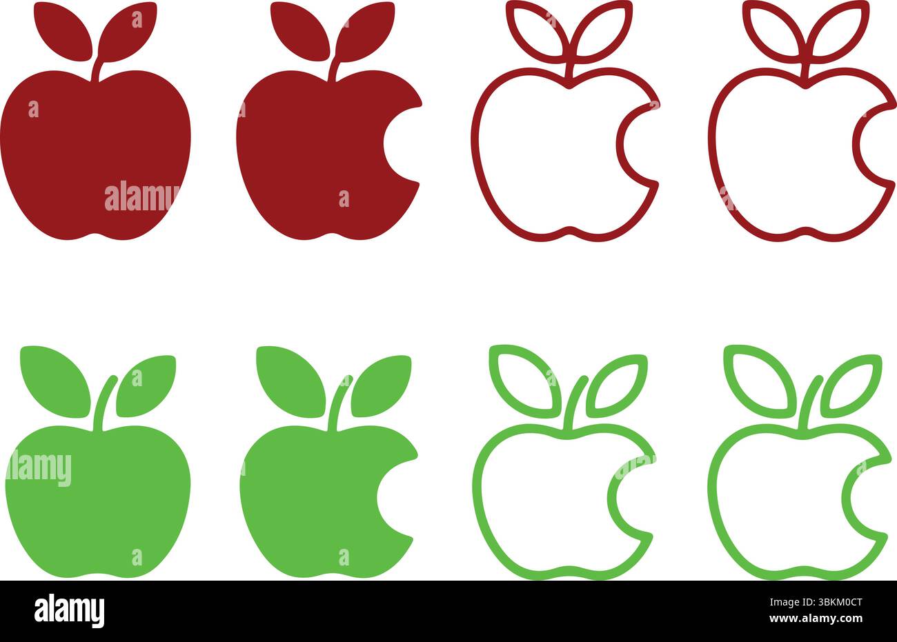 Apple orchard autumn Stock Vector Images - Alamy