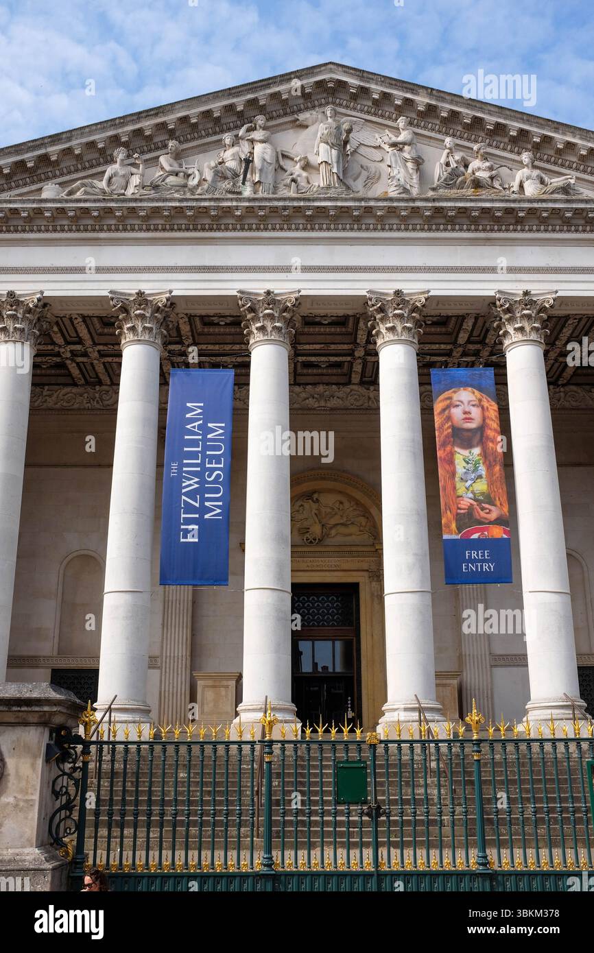 Cambridge UK June 2025 - The Fitzwilliam Museum in Trumpington Street Stock Photo - Alamy