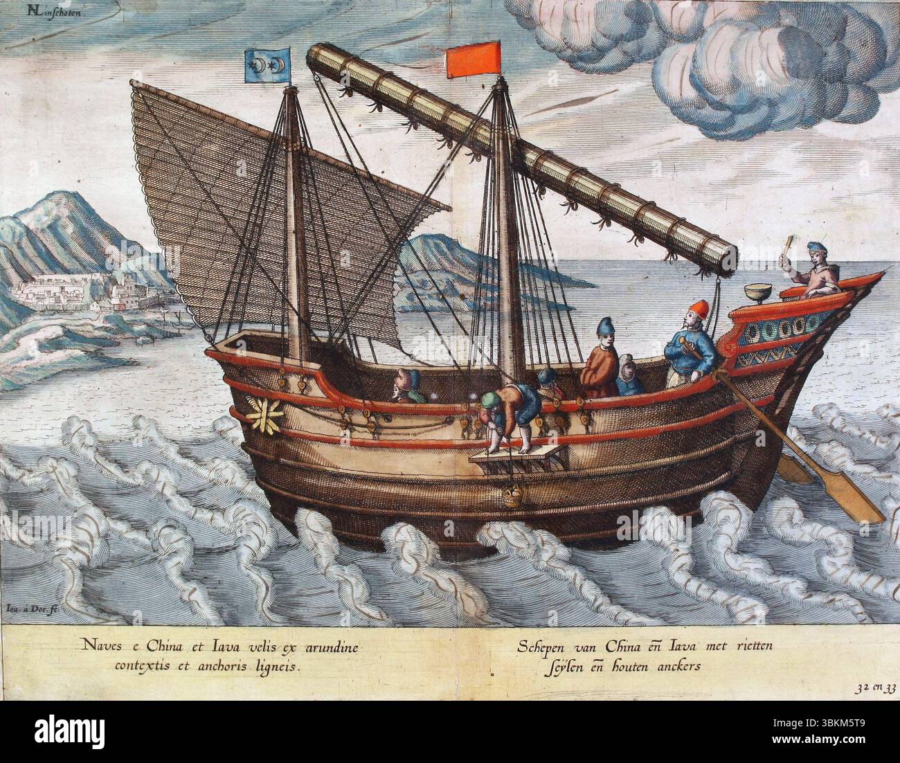 This work, engraved by Joan Doetecum for Van Linschoten's book ...