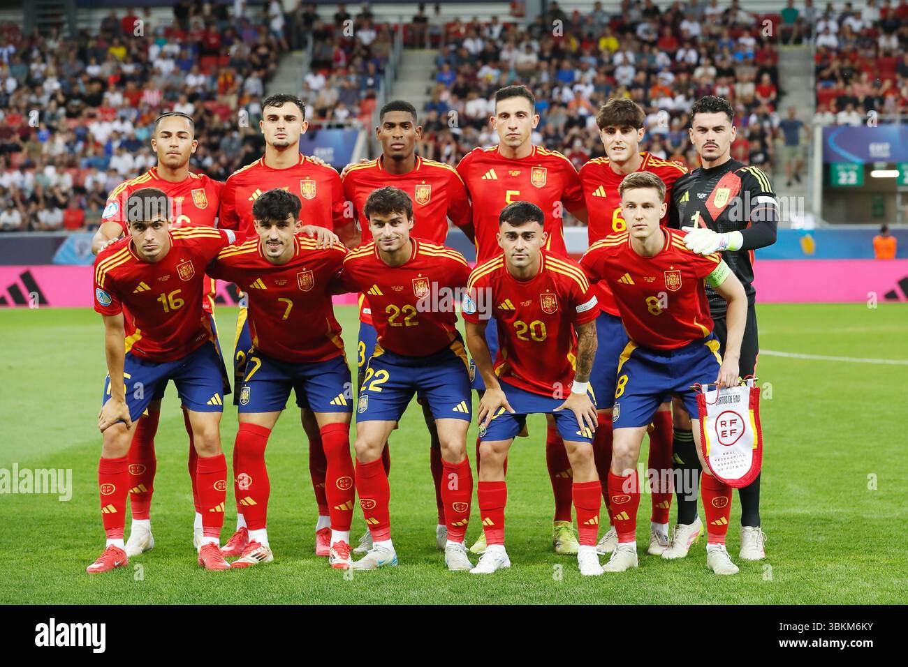 Under-21 Spain team group line-up (ESP), JUNE 21, 2025 - Football / Soccer : UEFA "European ...