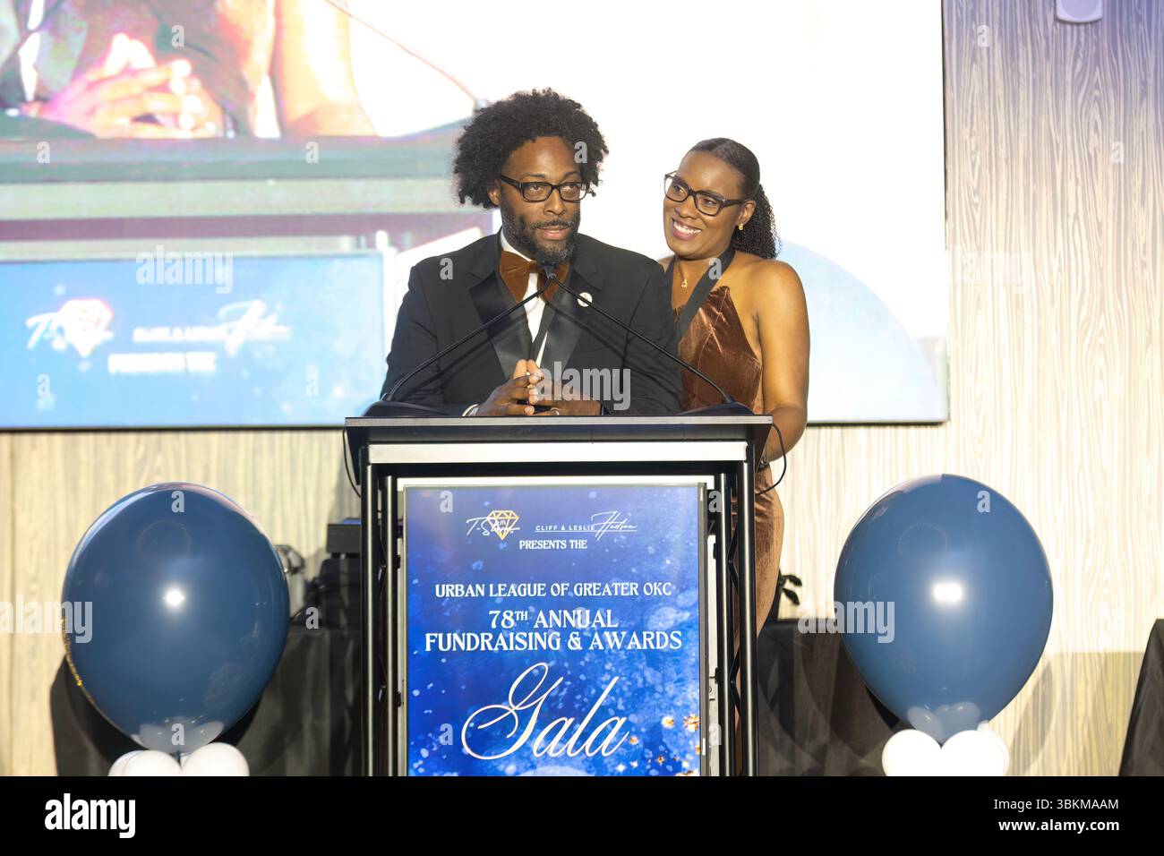 Joshua and Kamisha Busby speak at the Urban League of Greater Oklahoma ...