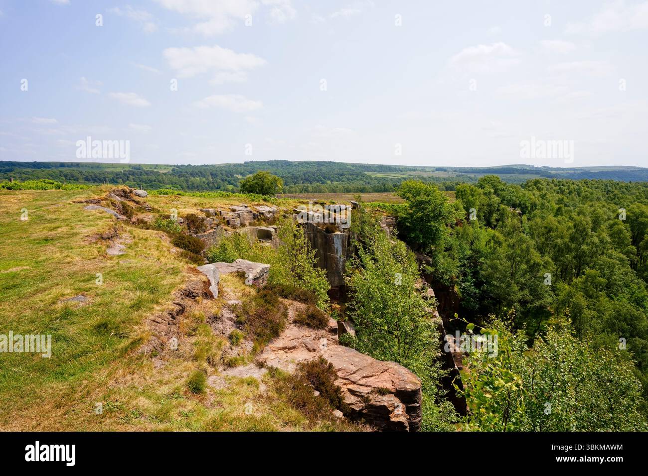 Derbyshire england summer quarry hi-res stock photography and images ...