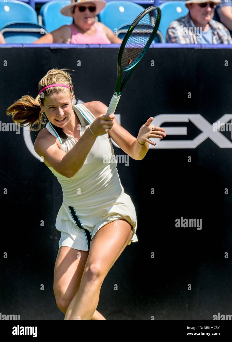 Hannah Klugman (GBR) playing in the first qualifying round for the ...