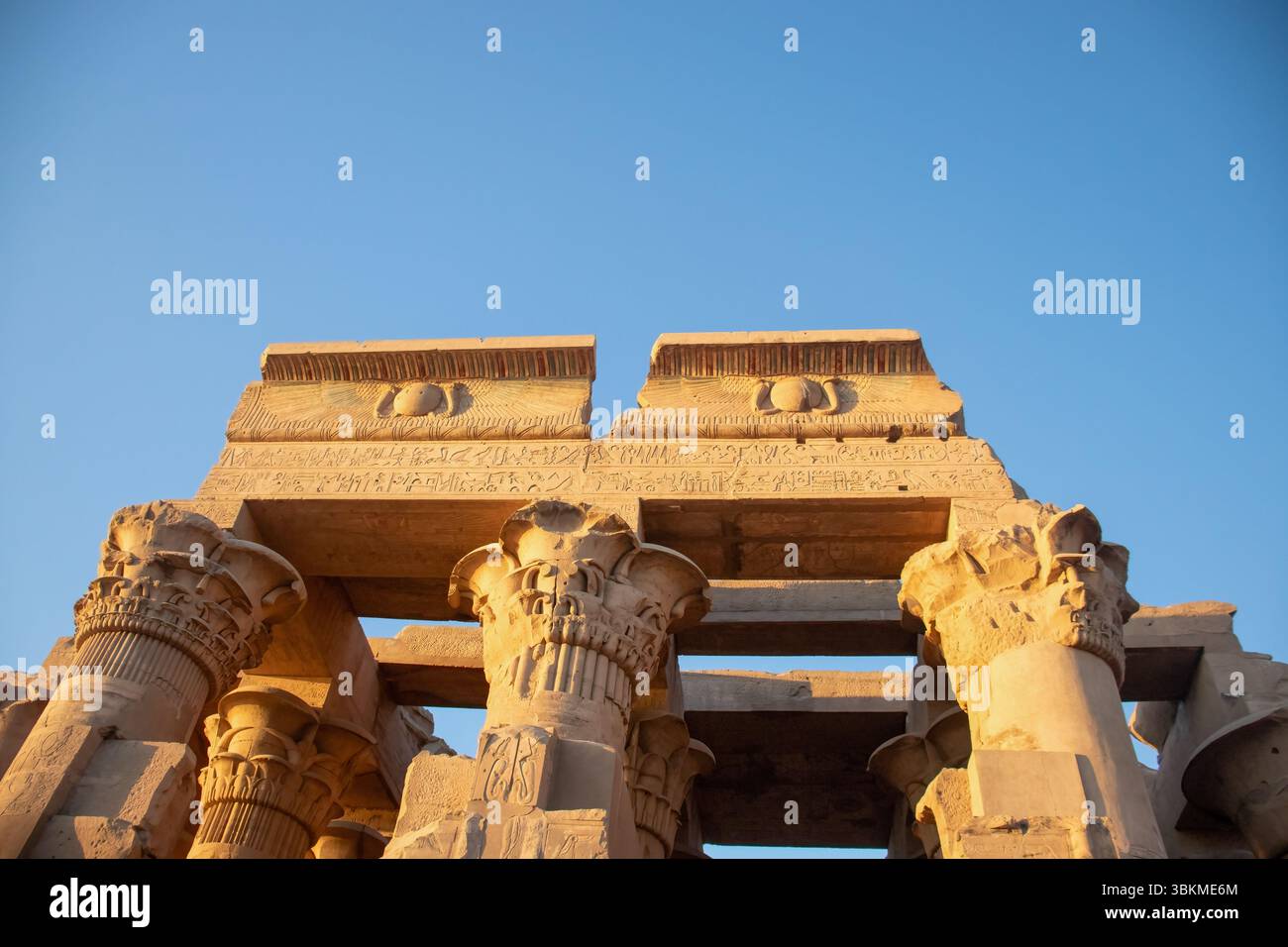 Ancient egyptian Temple of Kom Ombo (Sobek & Horus temple Stock Photo ...