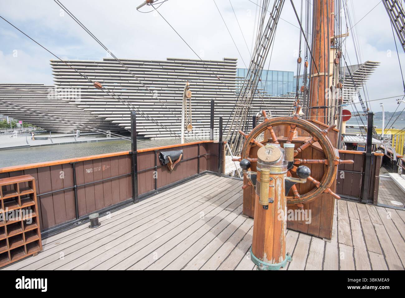 RRS Discovery a barque-rigged auxiliary steamship is in Dundee and open ...