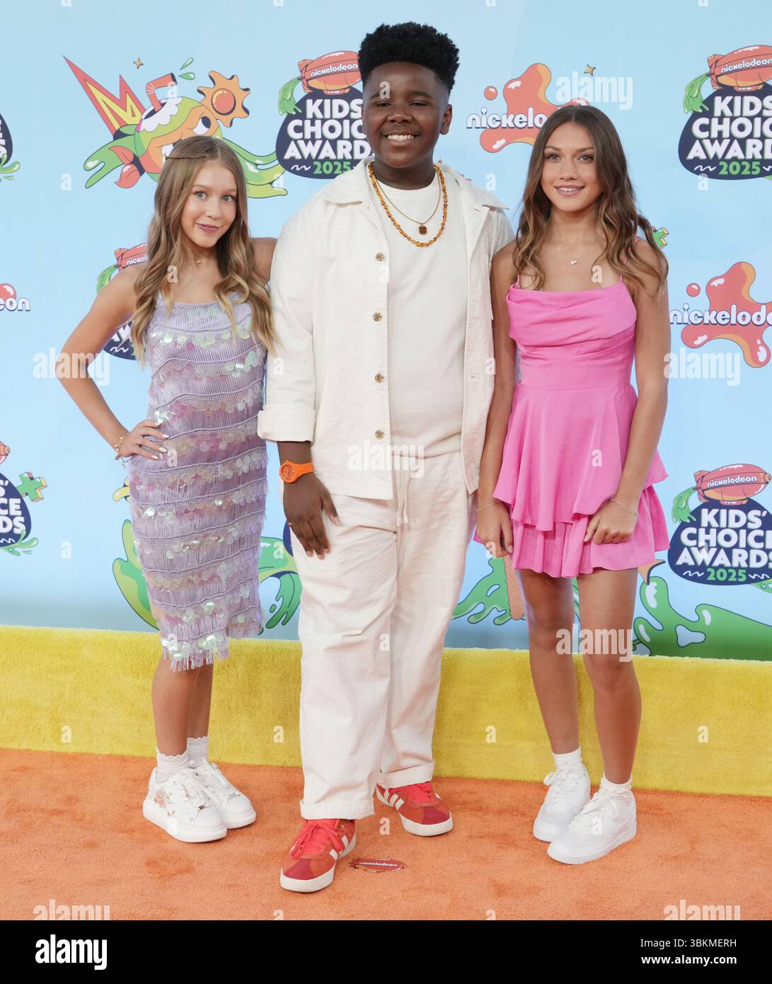 Los Angeles, USA. 21st June, 2025. (L-R) Kinley Cunningham, Nathan ...