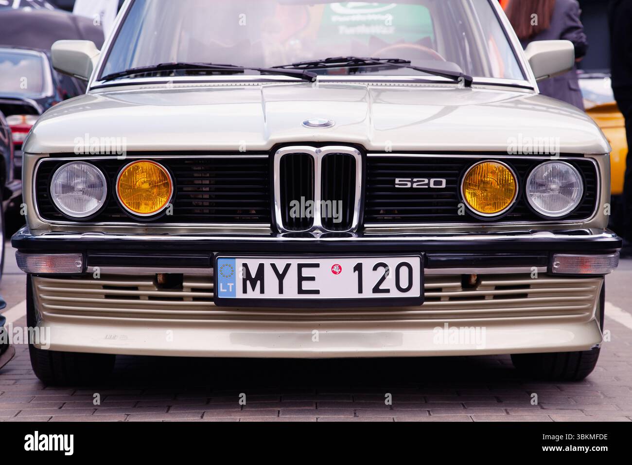 Vilnius, Lithuania - 31-05-2025 - Legendary BMW 5 Series E28, during a ...