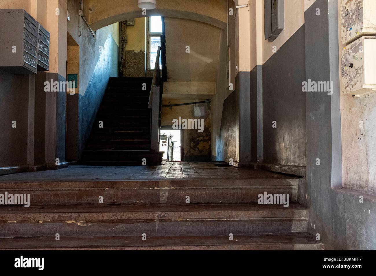 Entrance Internal. Internal Entrance and Stairs of a Neighbourhood ...