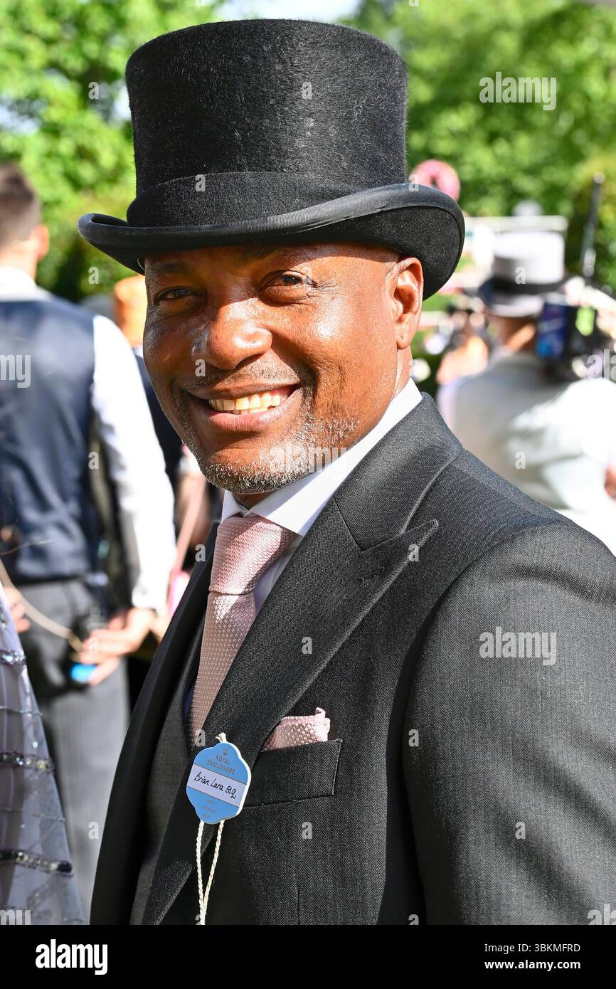 21.06.2025, Ascot, Windsor, GBR - Portrait of former cricketer Brian ...