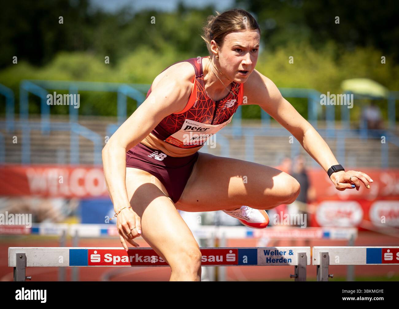 Marlene Meier (GER/TSV Bayer 04 Leverkusen) im 100m-H?rdensprint; 27 ...