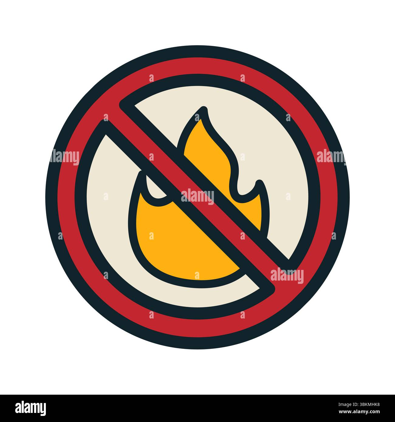 Fire response symbol Cut Out Stock Images & Pictures - Alamy