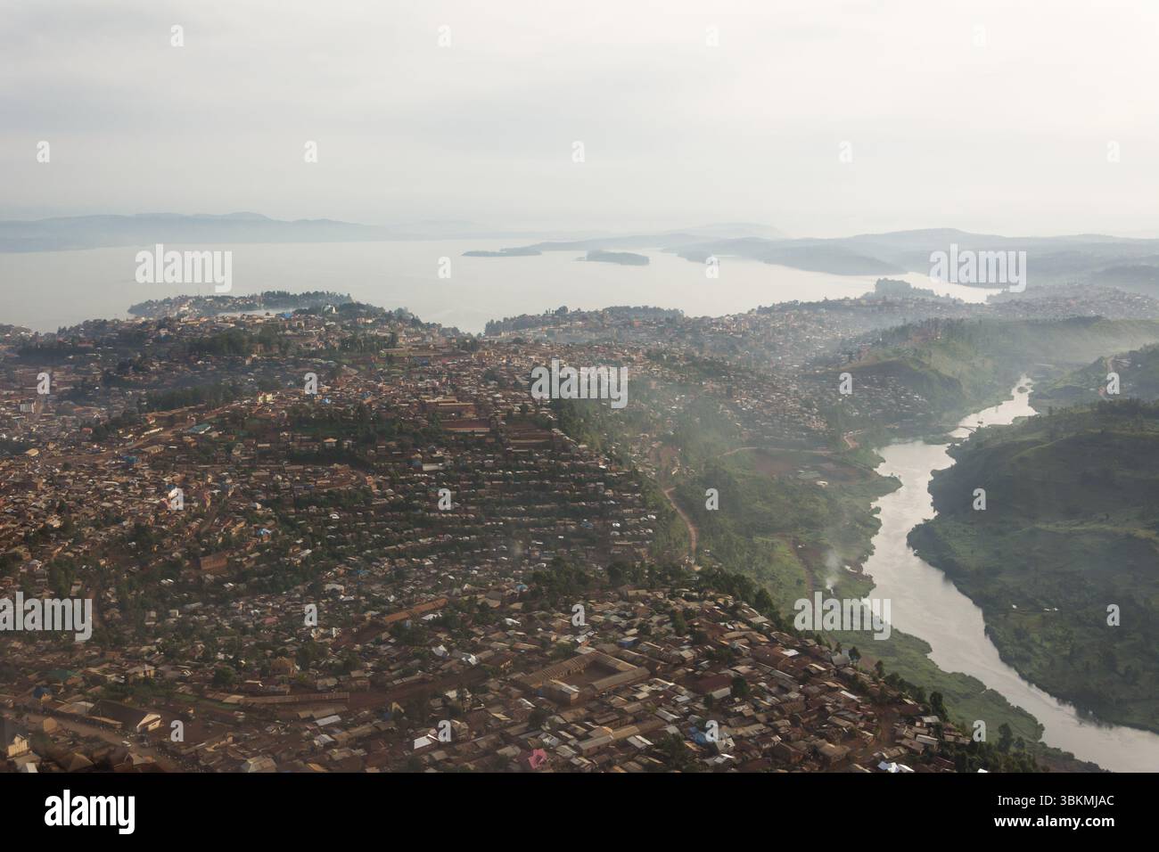 Congo rwanda border aerial hi-res stock photography and images - Alamy