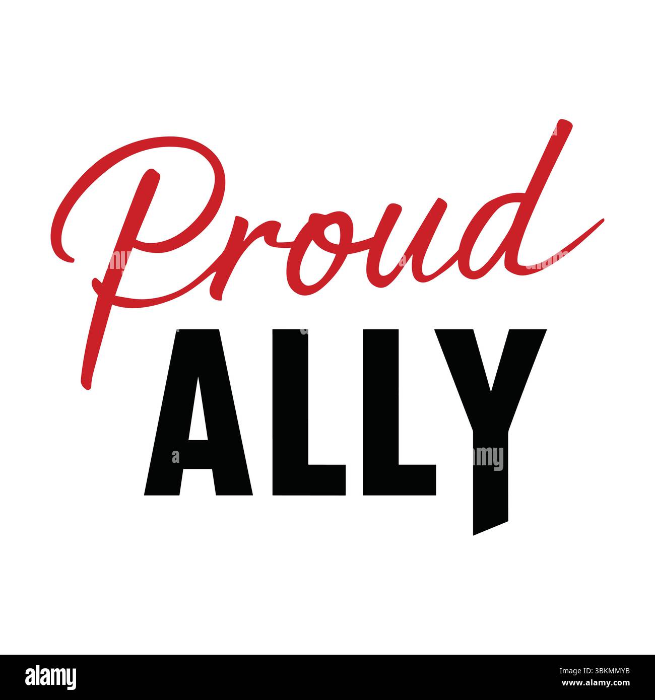 Ally typography design hi-res stock photography and images - Alamy
