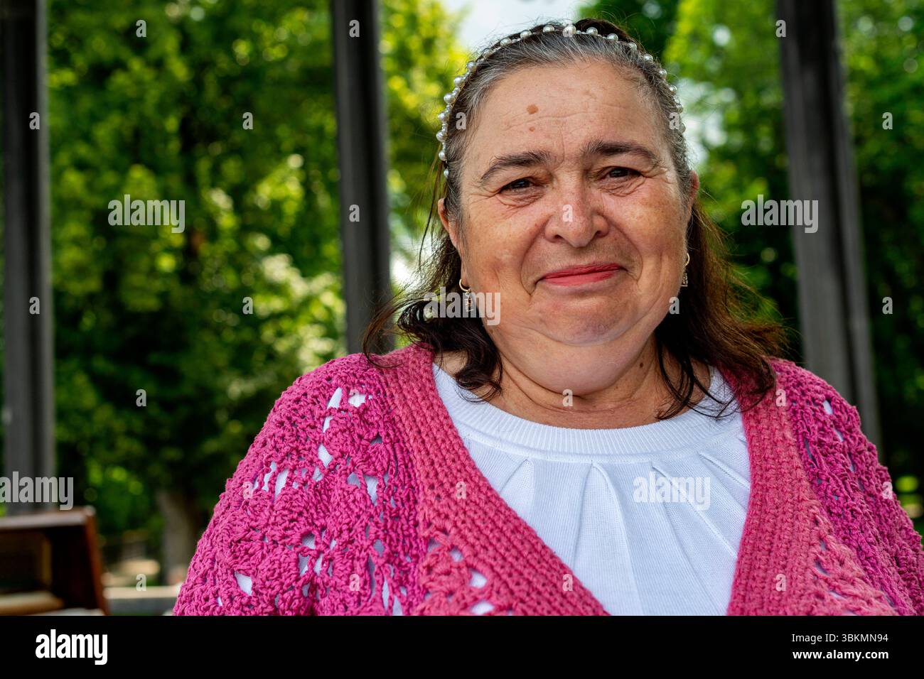 Portrait Female Piano Musician. Ilena is a Refugee of War from Occupied ...
