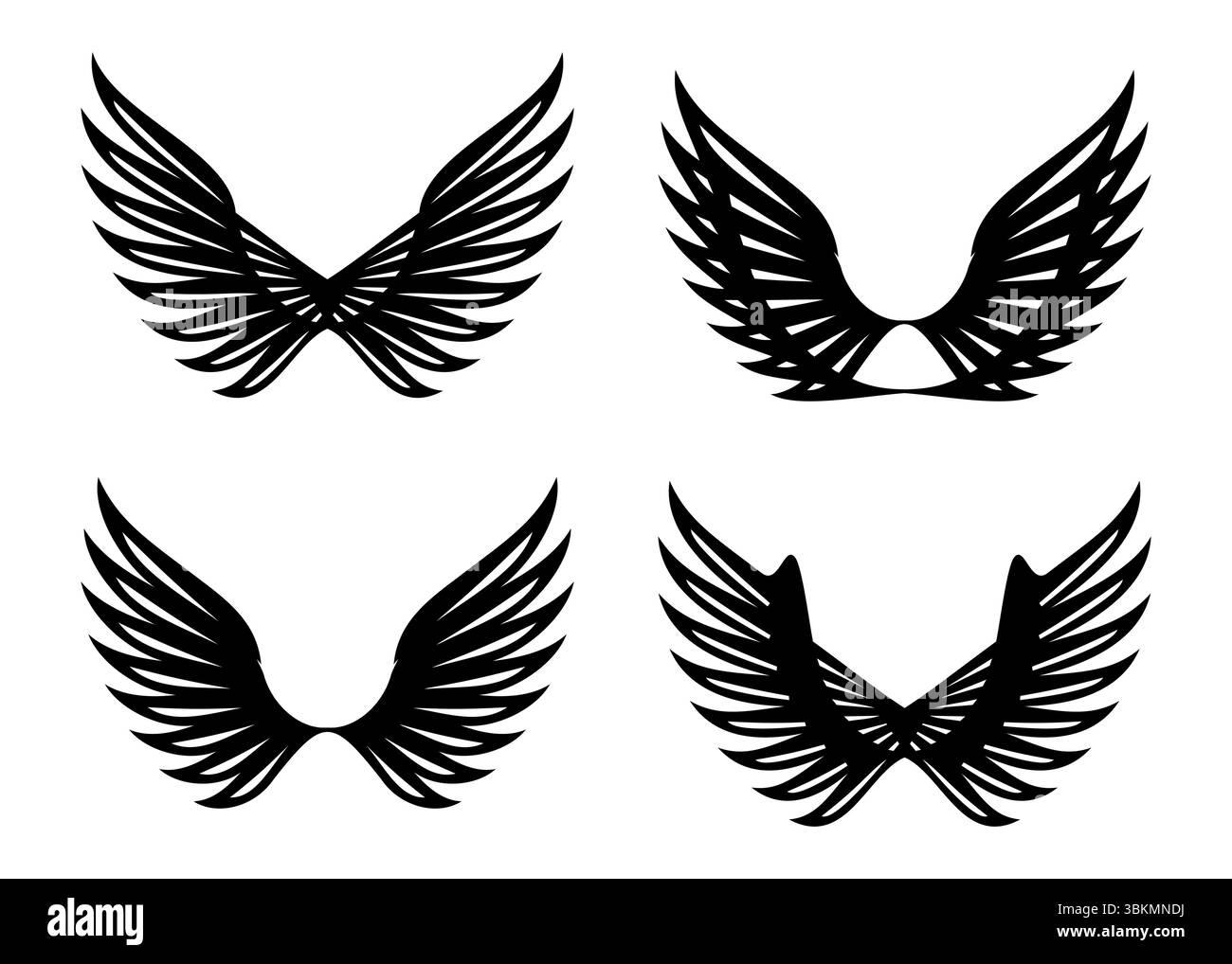 Spread wings and angel Cut Out Stock Images & Pictures - Alamy