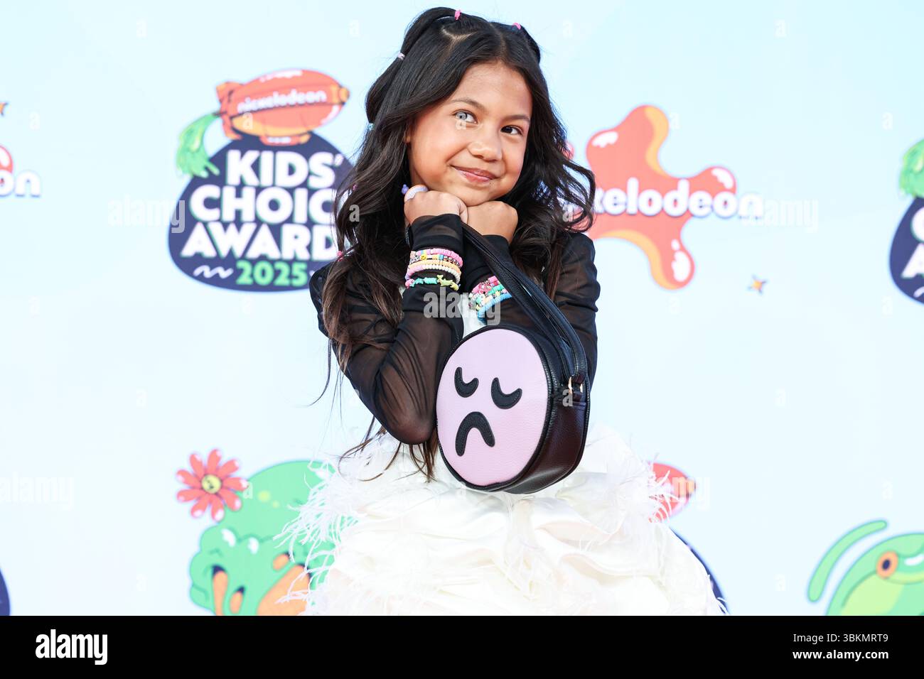 SANTA MONICA, LOS ANGELES, CALIFORNIA, USA - JUNE 21: Hawaiian child ...