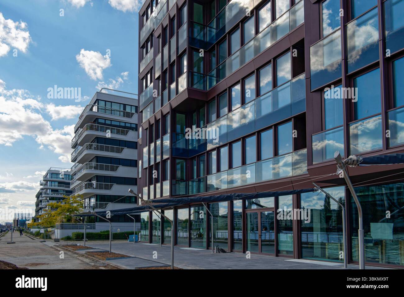 Stralauer Allee, Dock-Yards Neubau, Friedrichshain-Kreuzberg, Berlin ...