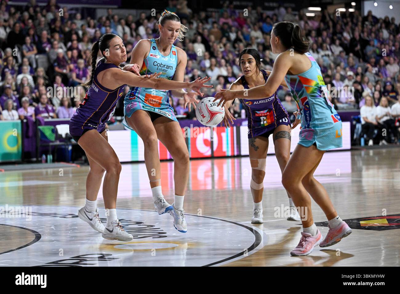 Nissan Arena, Brisbane, Queensland, Australia. 22nd June, 2025. Suncorp Super Netball ...