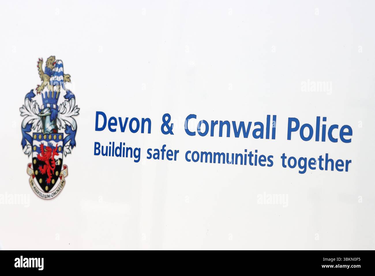 Devon and cornwall police logo hi-res stock photography and images - Alamy