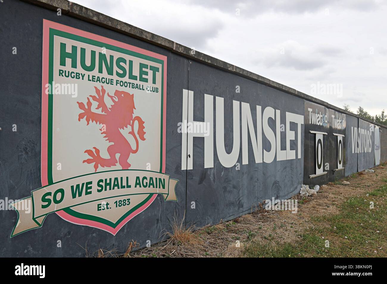 The scoreboard at the South Leeds Stadium before the Betfred ...