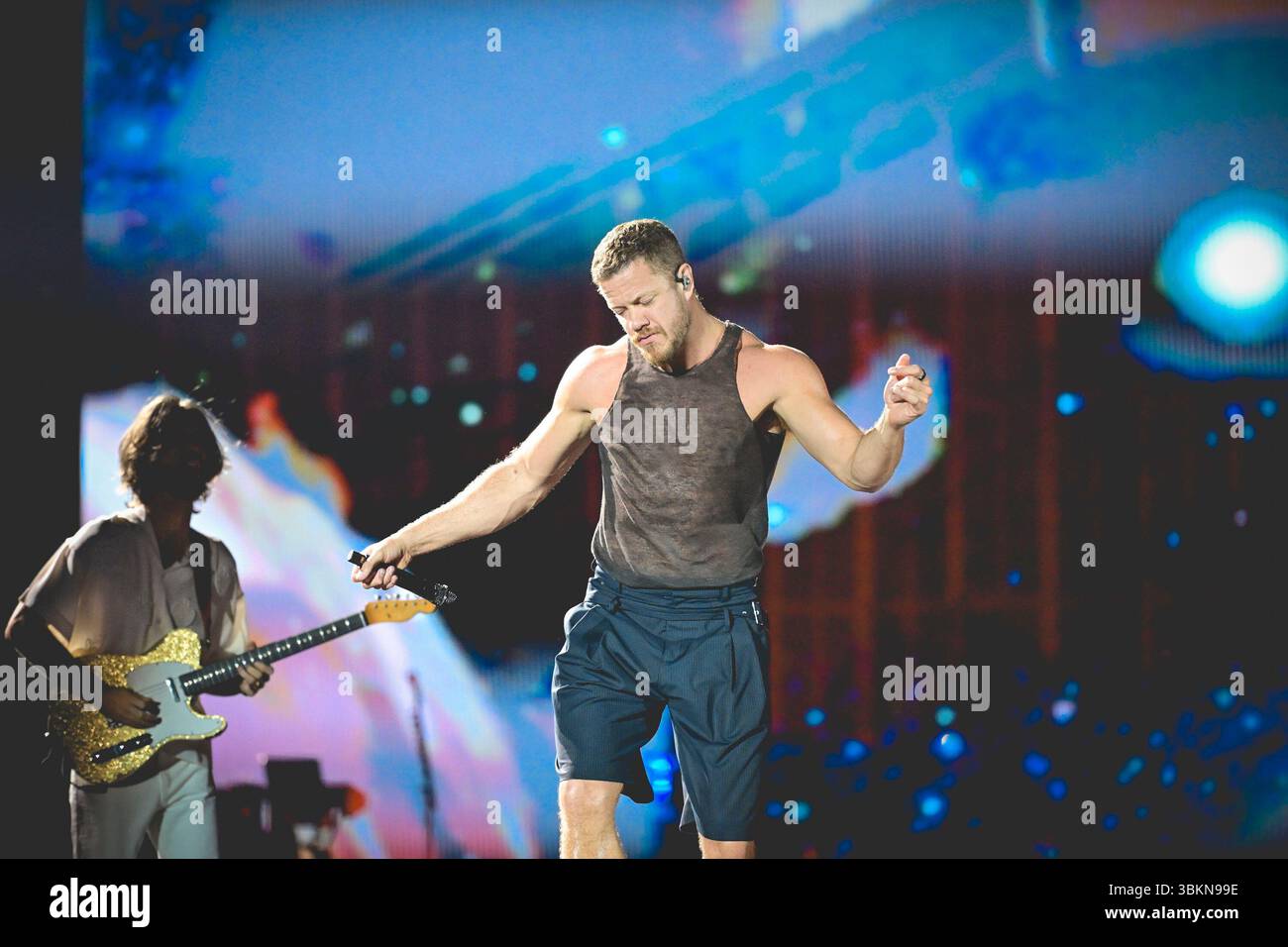 June 21, 2025, Napoli, Italy: American pop-rock band Imagine Dragons ...