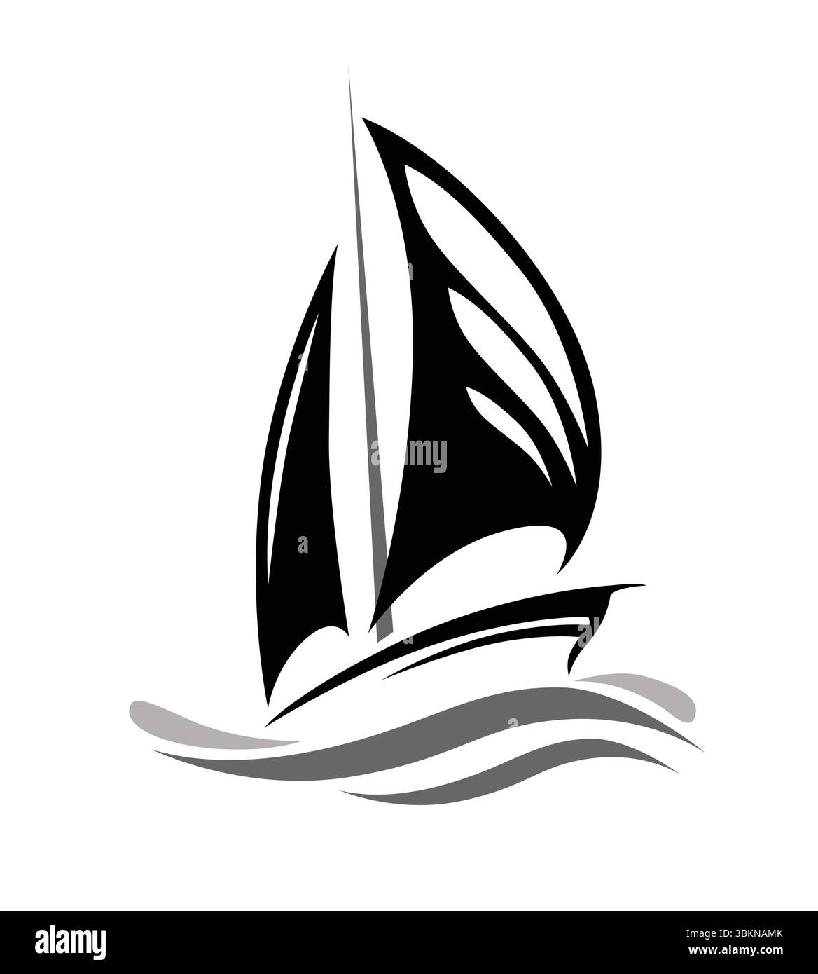 Sailing boating yachting Stock Vector Images - Alamy