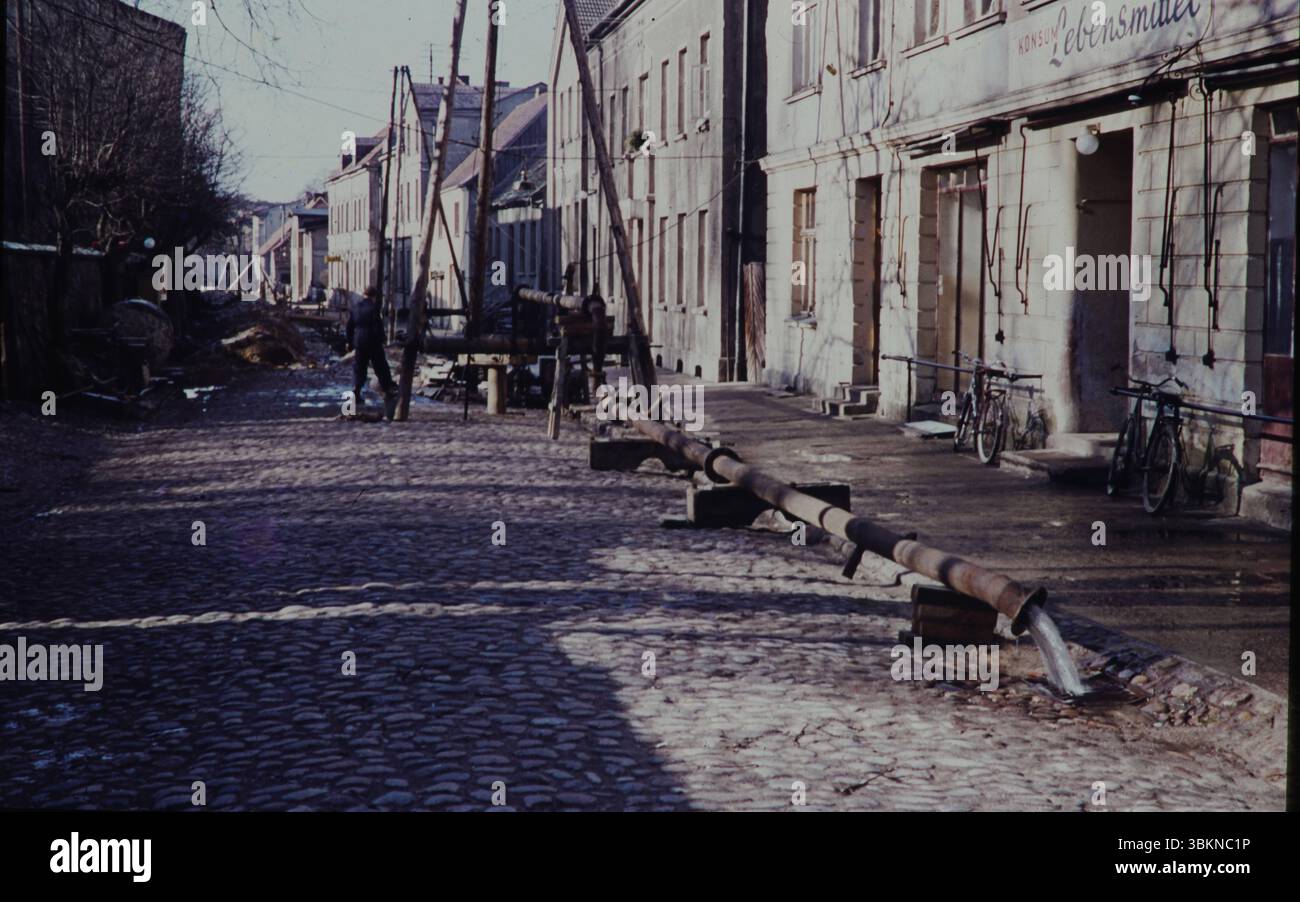 Kanalbau GER, 20210101, Aufnahme ca.1954, Bauarbeiter, Tiefbau ...