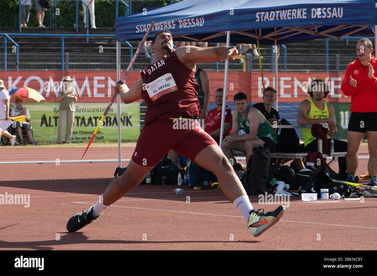 Dessau, Deutschland 21. Juni 2025: 27. Internationales Leichtathletikmeeting ANHALT 2025 Im Bild ...