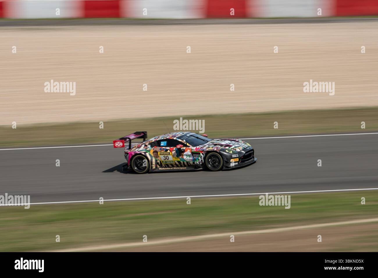 22 June 2025, Rhineland-Palatinate, Nürburg: The Aston Martin Vantage ...