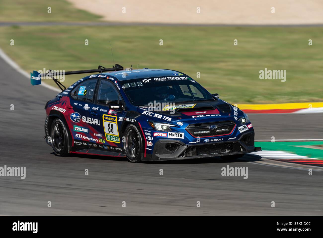 22 June 2024, Rhineland-Palatinate, Nürburg: The Subaru WRX from the ...