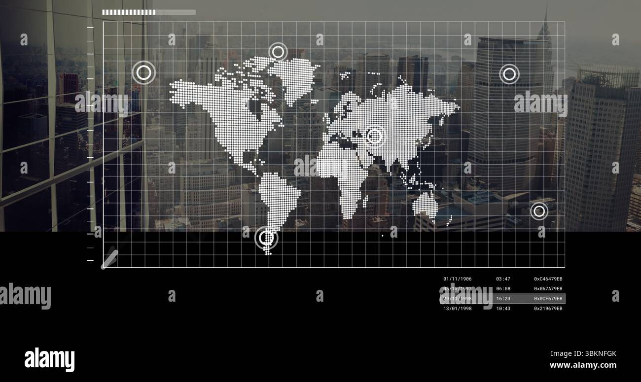 Translucent world map overlay hi-res stock photography and images - Alamy