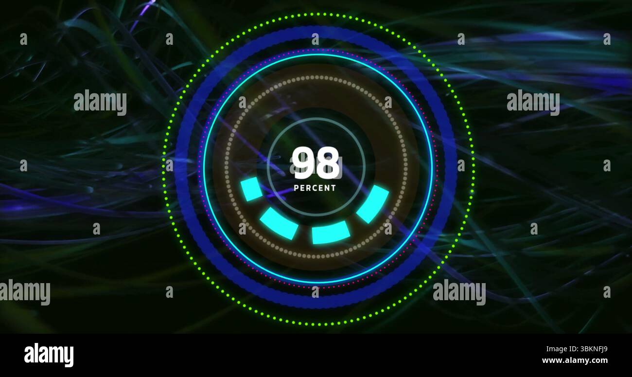 Radial circular progress bars green hi-res stock photography and images - Alamy