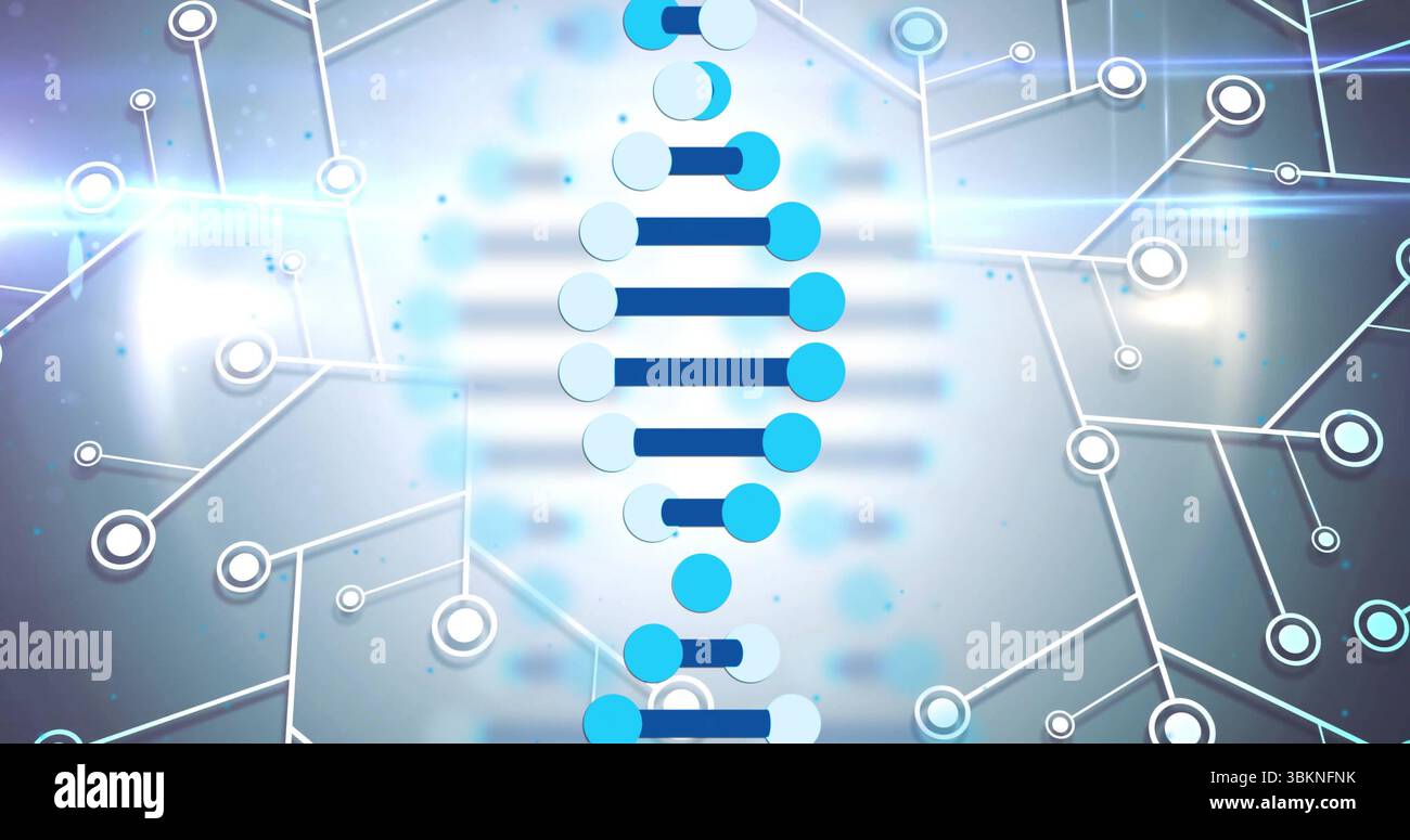Displaying horizontal dna helix hi-res stock photography and images - Alamy