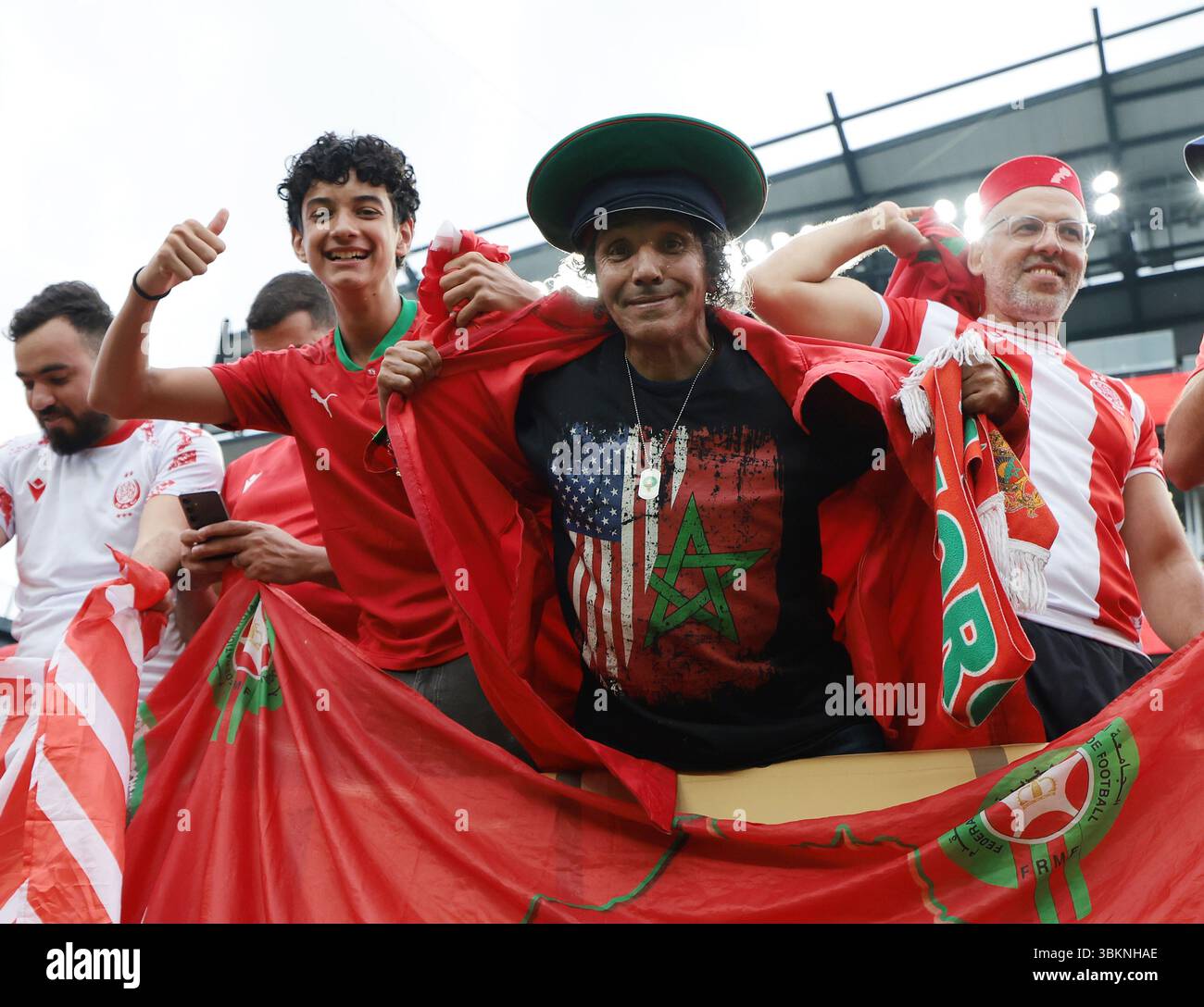 Philadelphia, USA. 22nd June, 2025. Wydad AC fans during the Juventus ...