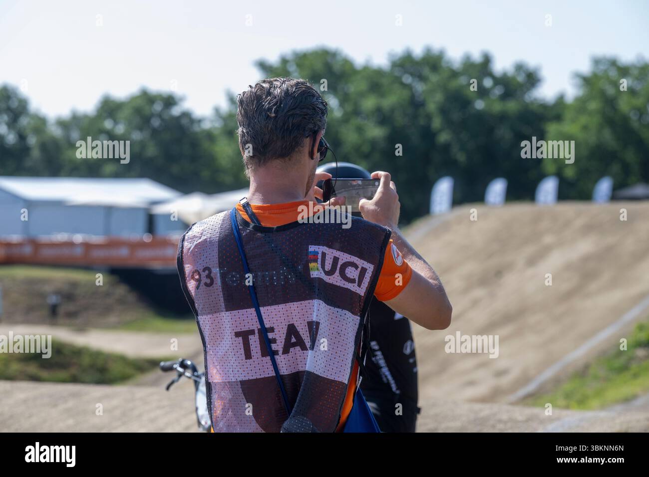 PAPENDAL, NETHERLANDS - JUNE 21: Theo Bos during the 2025 UCI BMX ...