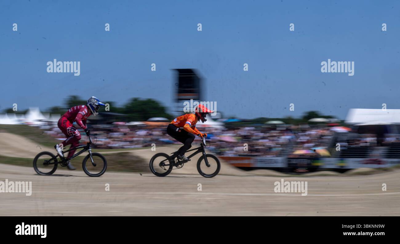 PAPENDAL, NETHERLANDS - JUNE 21: general view during the 2025 UCI BMX ...