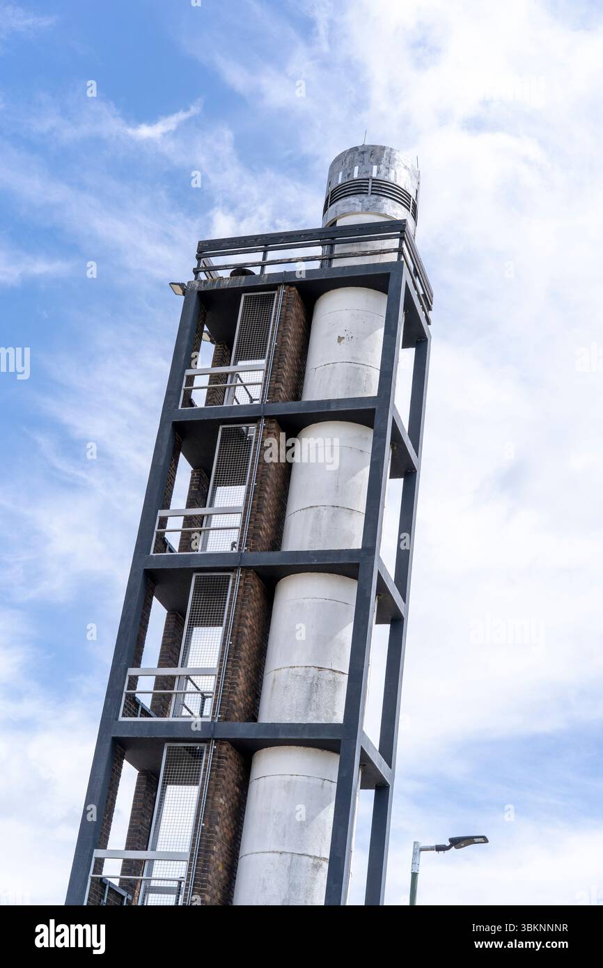 Fire service training tower Stock Photo - Alamy