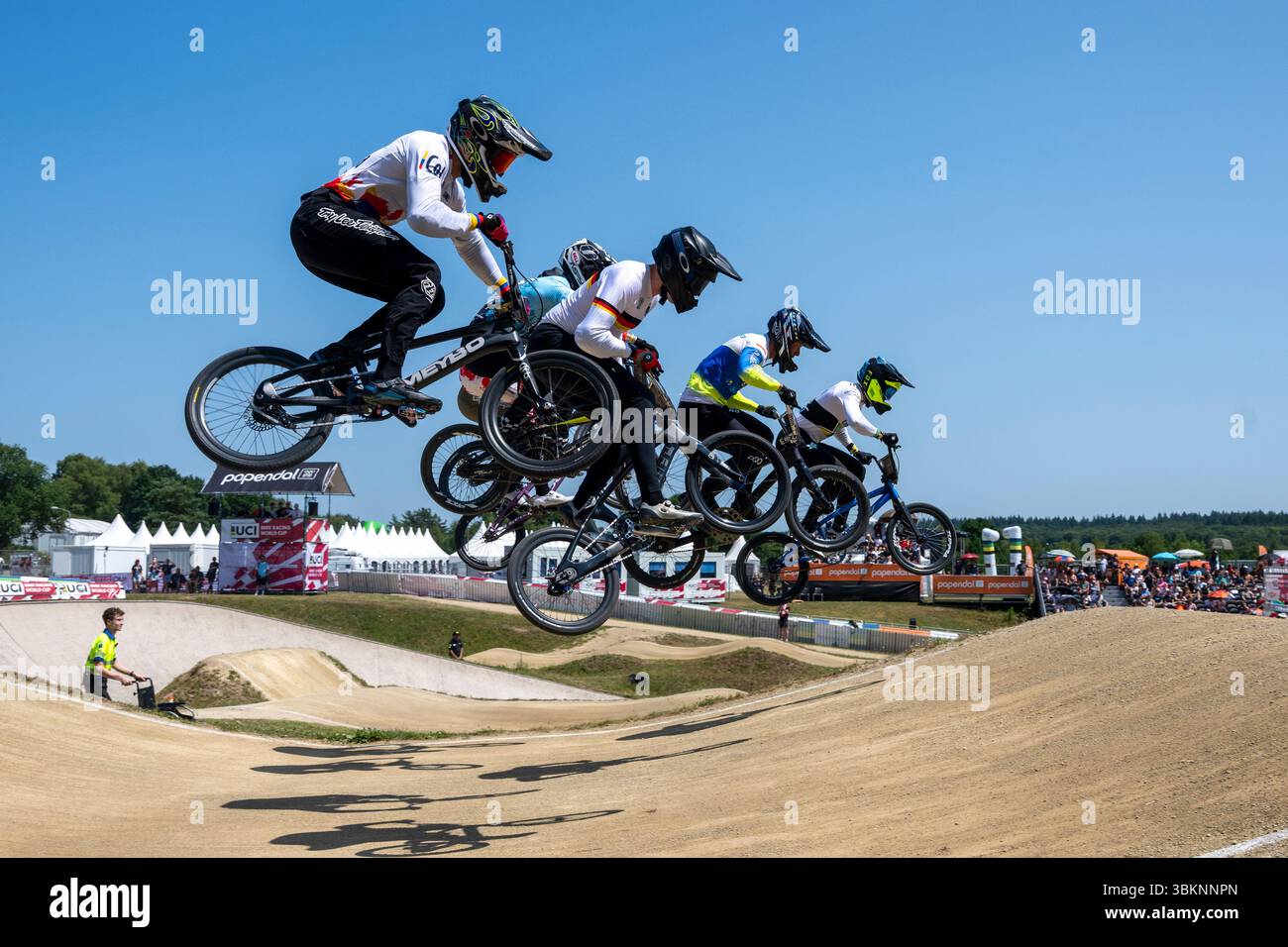 PAPENDAL, NETHERLANDS - JUNE 21: General view bmx racing papendal ...