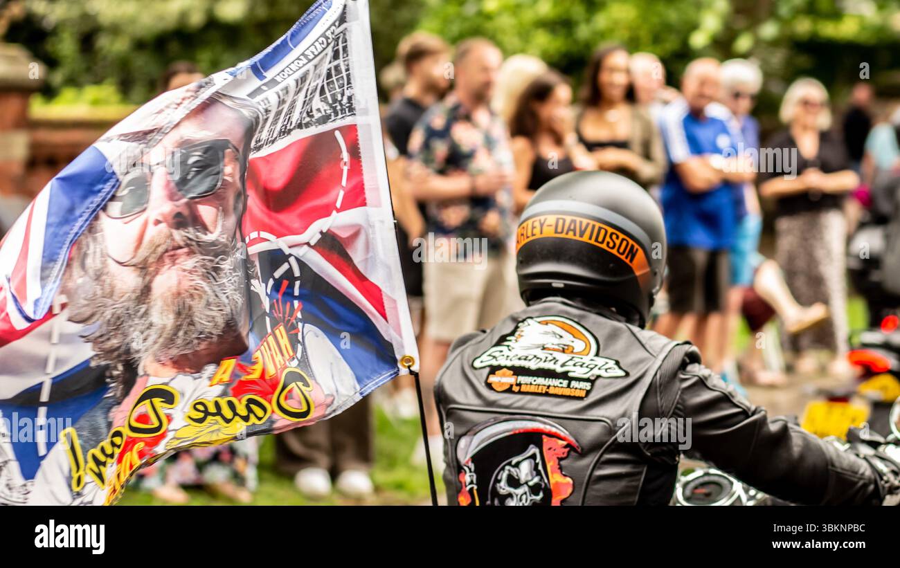 Barrow In Furness, Cumbria, UK. 21st June 2025. Thousands of bikers ...