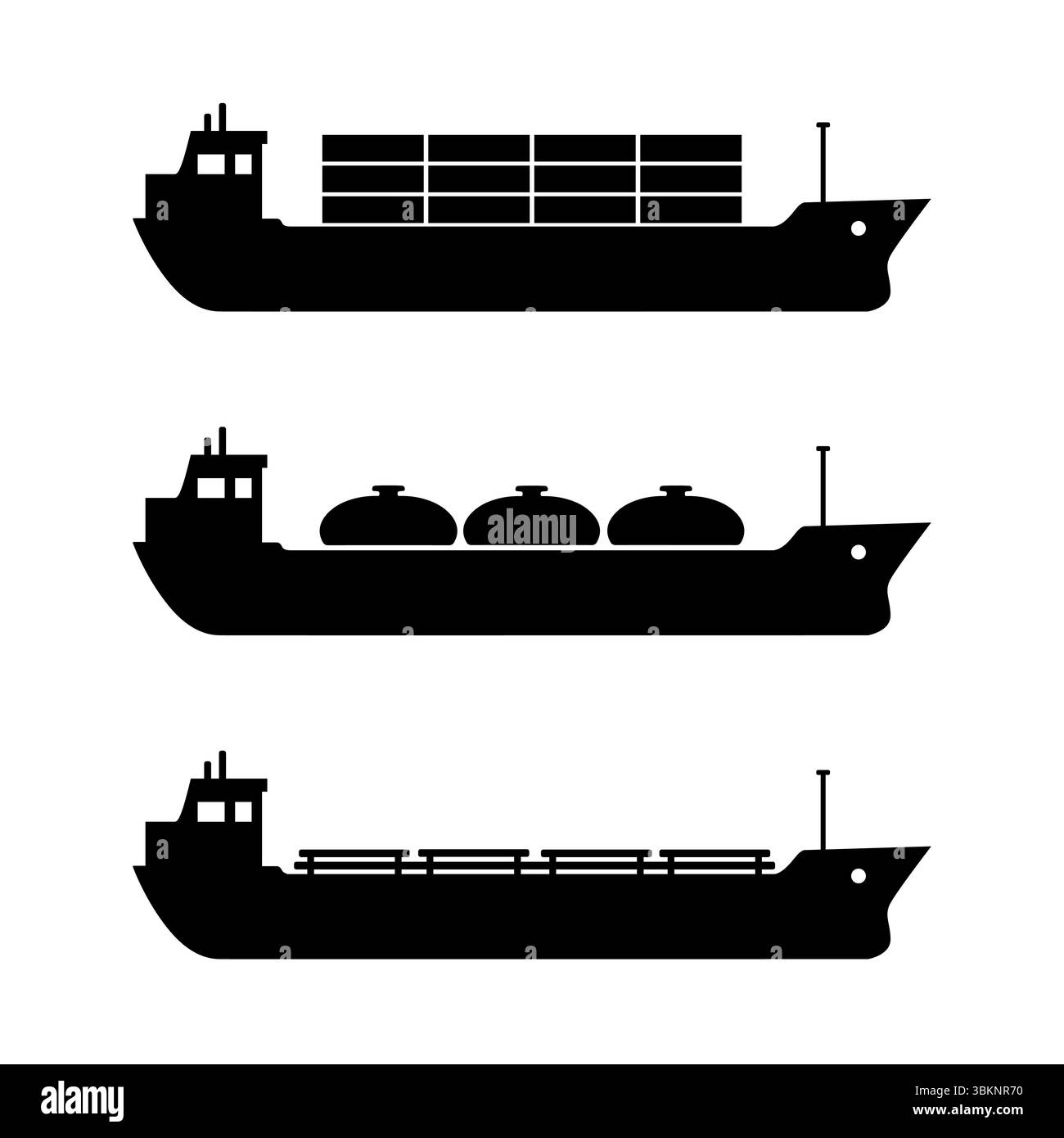 Lng tanker pictogram Stock Vector Images - Alamy