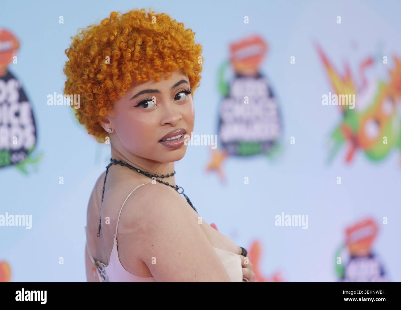 Ice Spice attends the 2025 Nickelodeon Kids' Choice Awards at Barker ...