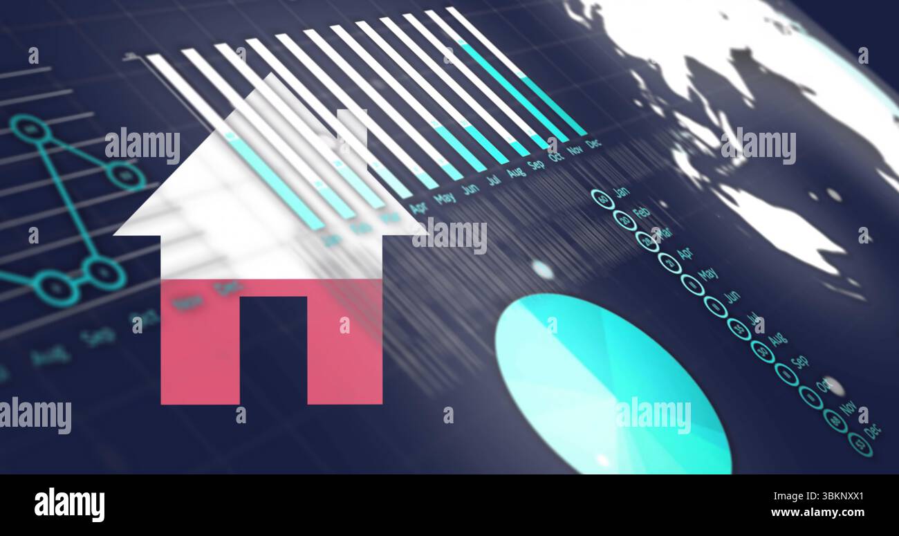 Overlaying pie chart bar graph hi-res stock photography and images - Alamy