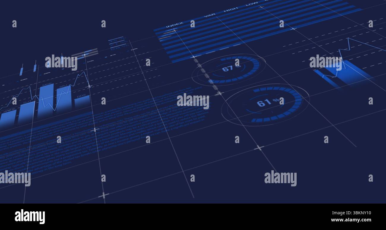 Displaying dashboard visualizing data hi-res stock photography and ...