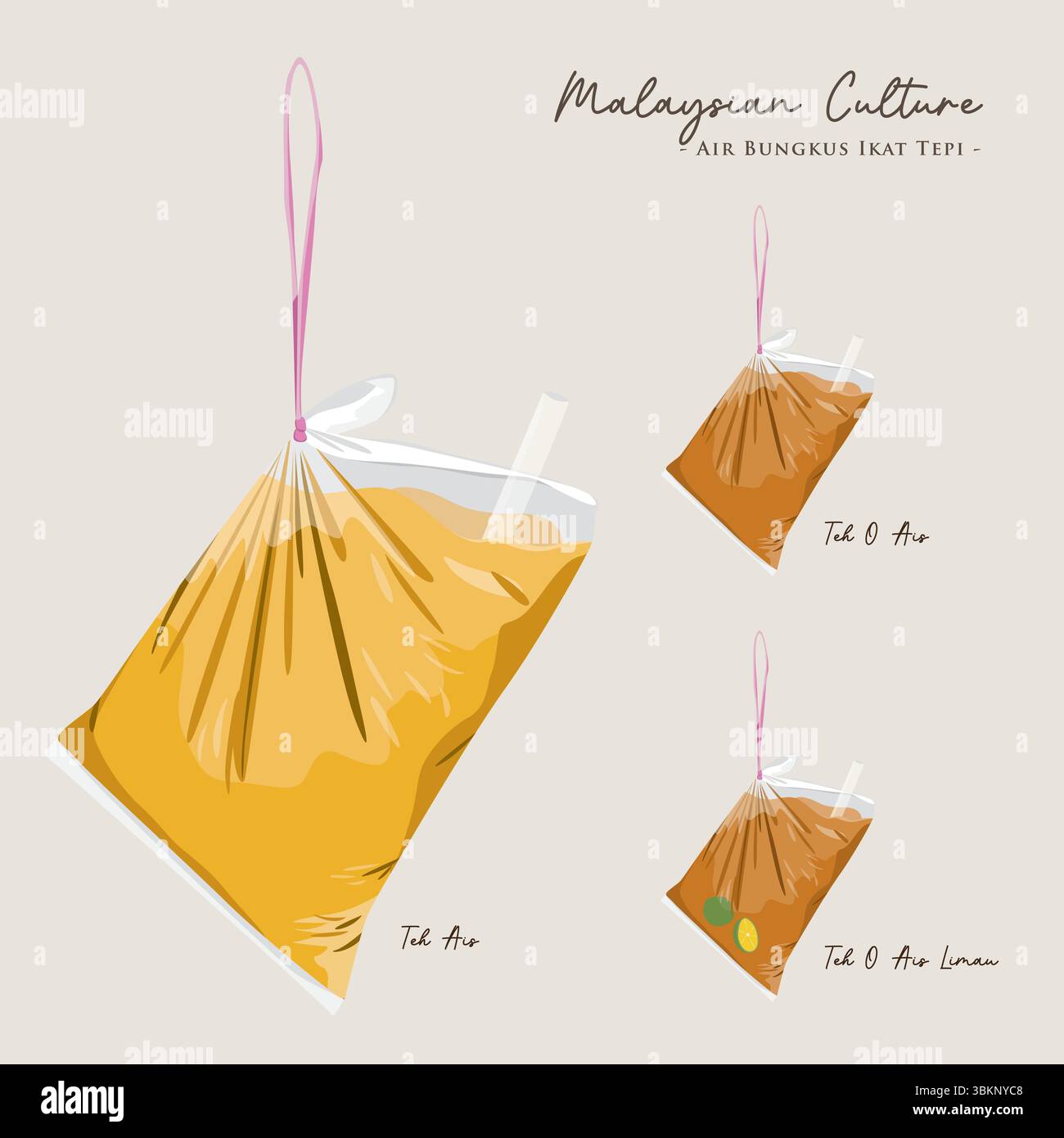 Teh ice Stock Vector Images - Alamy