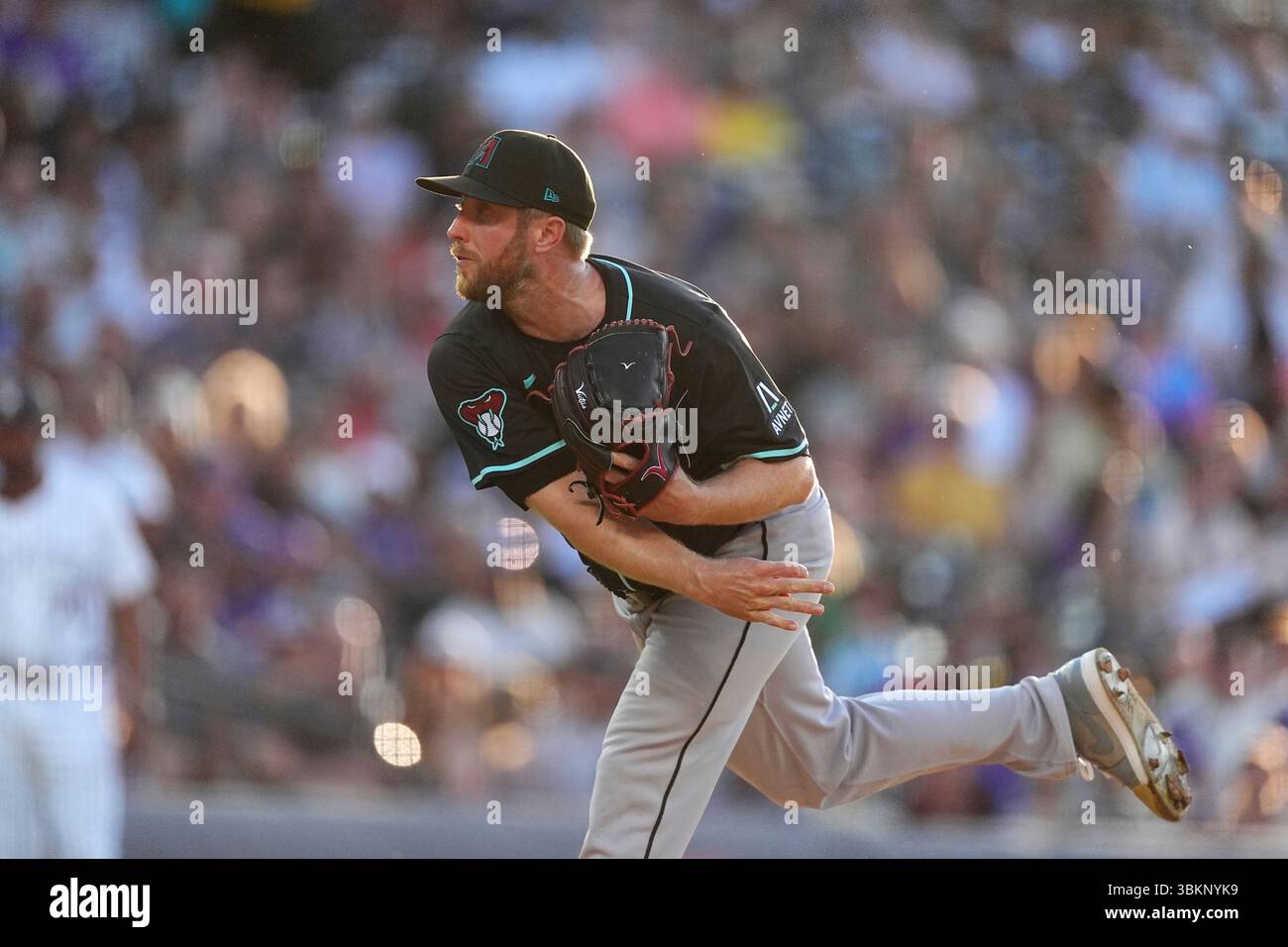 Arizona Diamondbacks starting pitcher Merrill Kelly (29) in the first ...