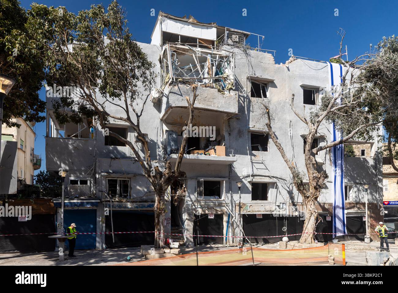 Haifa, Israel, 22 June 2025 A Heavily Damaged Residential Building in ...